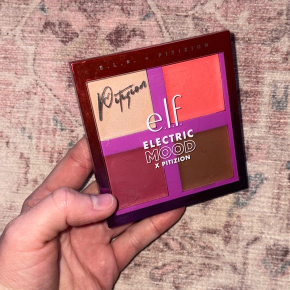 ELF | Makeup | Elf X Pitizion Electric Mood Face Quad Blush Bronzer ...